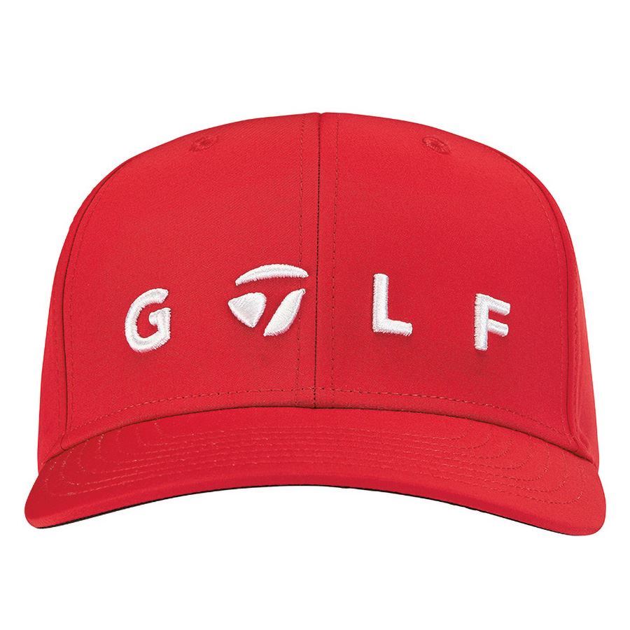 TaylorMade Lifestyle Adjustable Golf Logo Cap - Red