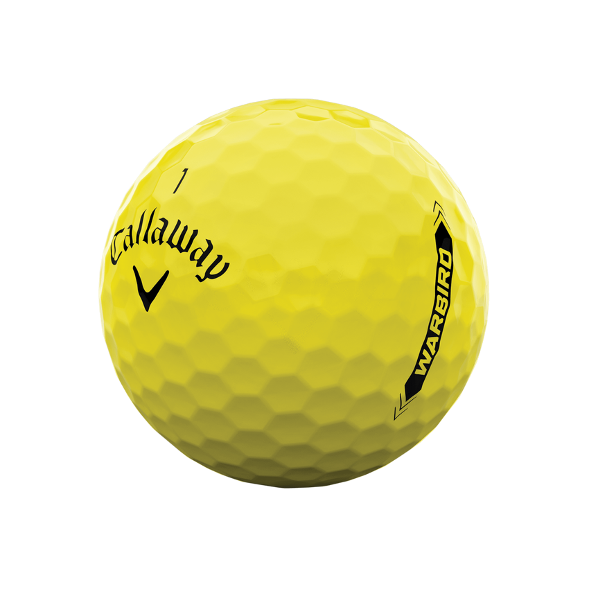 Callaway Warbird Golf Balls 2023 Model - Yellow