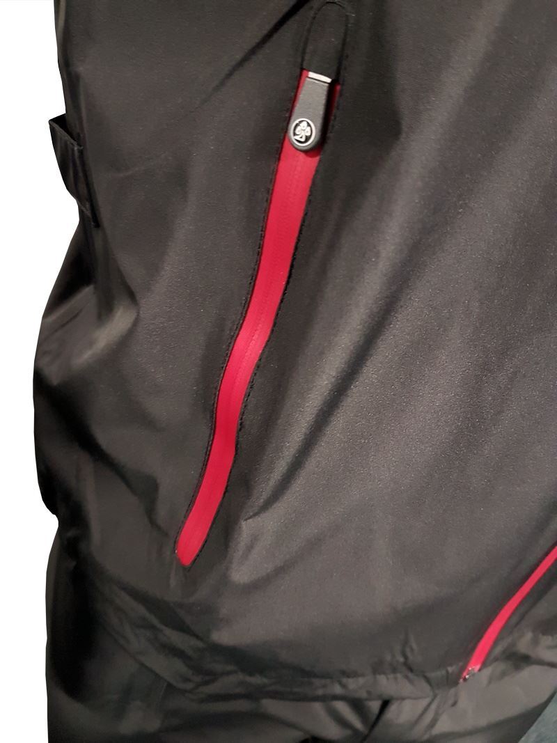 ProQuip Mens Aquatec Waterproof Suit - Black/Red