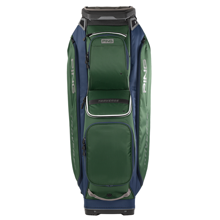 Ping Traverse Cart Bag Dark/Green Grey/Navy