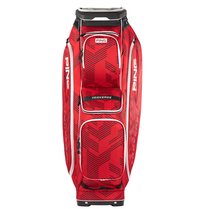 Ping Traverse Cart Bag Scarlet Stitches 2025